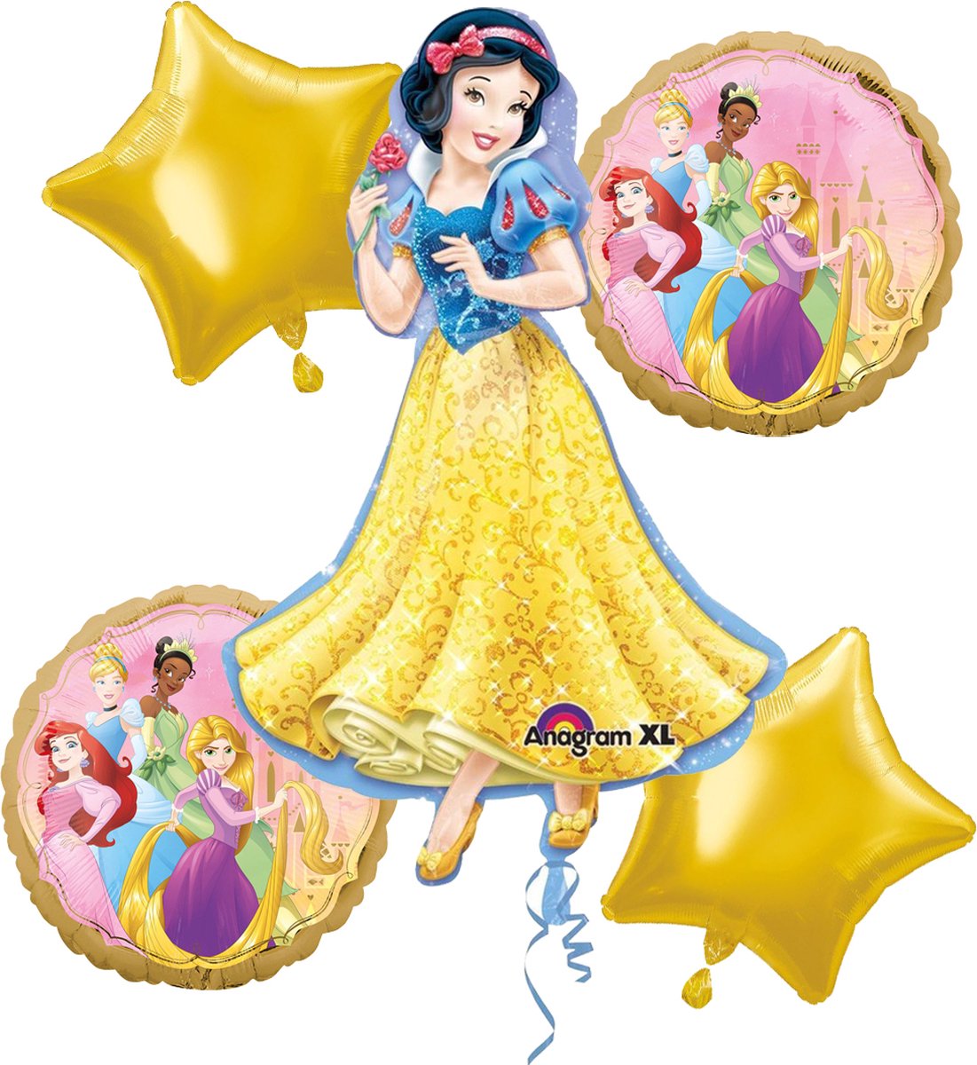 Disney Princess – Ballon set – 5-Delig – Helium ballon – Folieballon ...