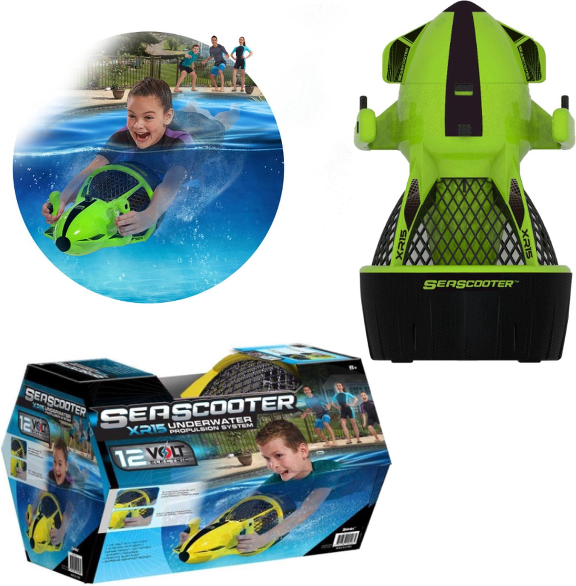 Sea Scooter XR15 Onderwater Motor Groen/Zwart | bol.com