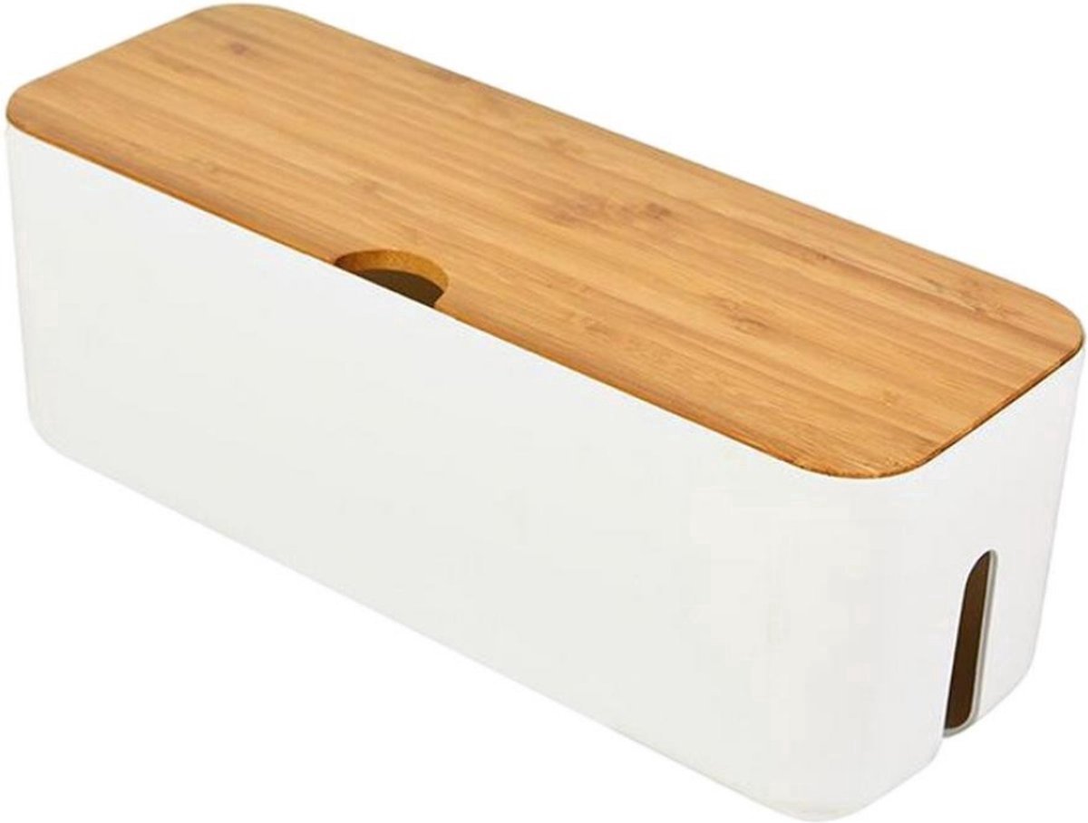 Bolture Kabel Organiser Wit - Kabelbox - Desk Organiser - 29,5 x 11 cm ...