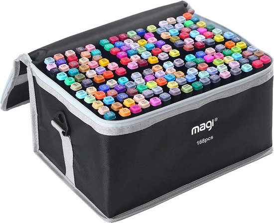 Twinmarkers 168 stuks - Stiften voor kinderen en volwassenen - Alcohol ...