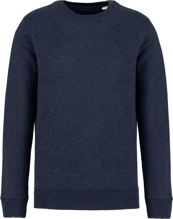 Biologische unisex sweater merk Native Spirit Navy Blue Heather - M | bol