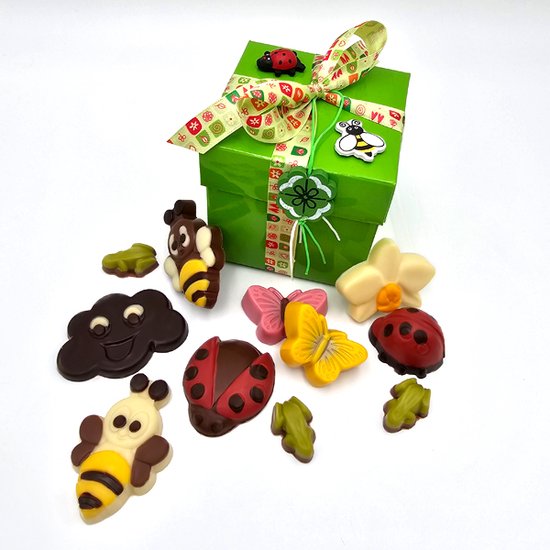 Vrolijk Chocolade Cadeau | Chocolade Diertjes | In luxe gedecoreerde ...