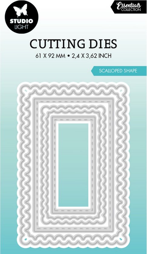 Studio Light Essentials Cutting Dies Scalloped Nested Shape | bol.com