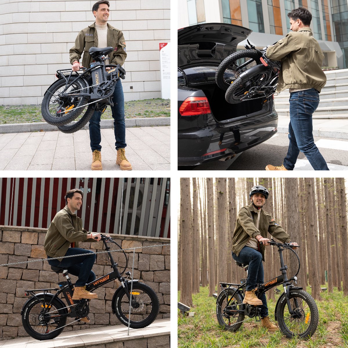 Hitway BK11 - Elektrische Fiets - E-Bike Opvouwbaar - 11.2Ah - 2023 ...
