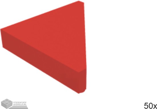 50x LEGO 35787 Rood Tegel aangepast, 50 stuks | bol.com