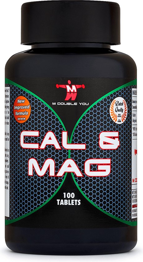 Cal & Mag (100 tabletten) - M DOUBLE YOU - Calcium - Magnesium ...