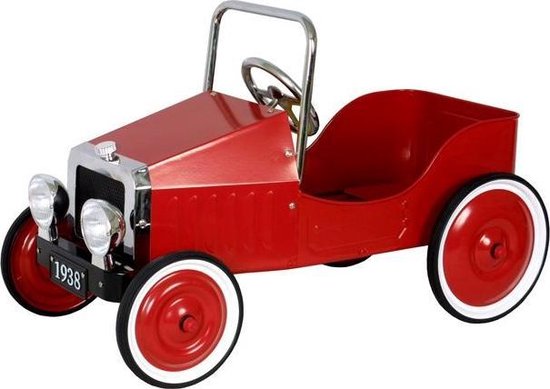 Metalen Trapauto Classic Car - Rood | bol