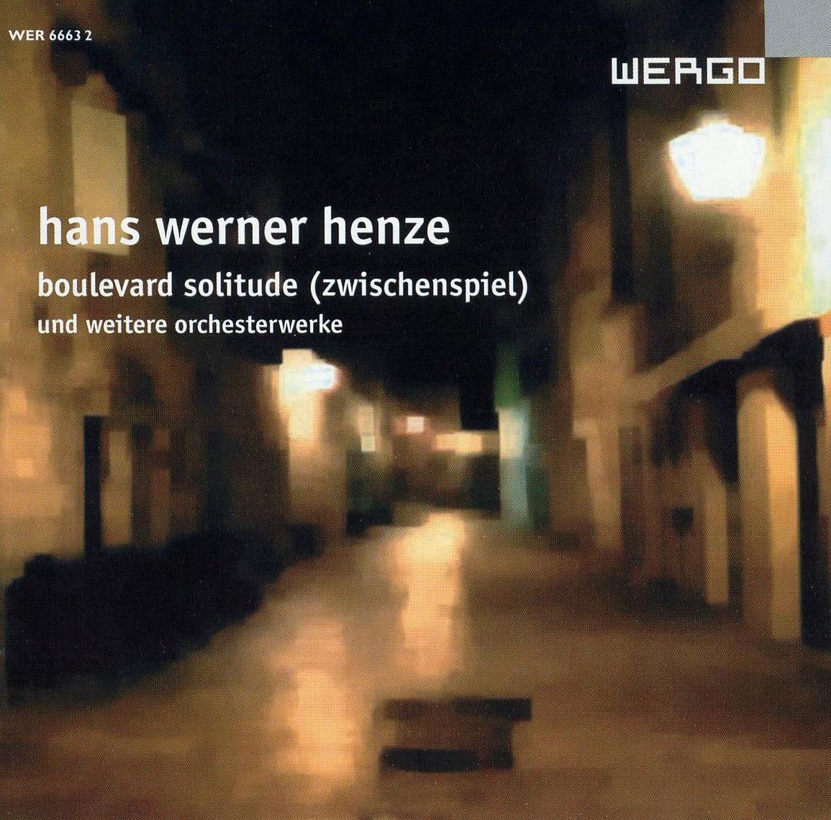 Boulevard Solitude, H.W. Henze | CD (album) | Muziek | bol
