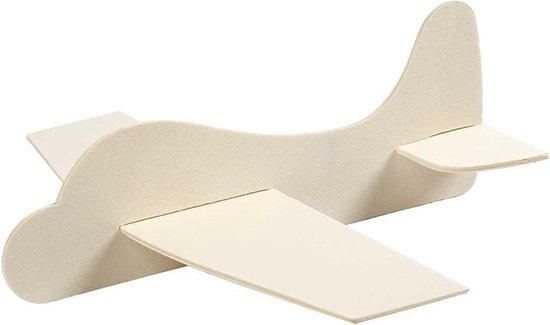 Vliegtuig, afm 21,5x25,5 cm, dikte 2 mm, 20 sets, triplex | bol