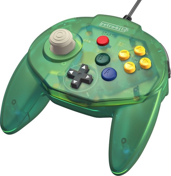 Retro-Bit N64 Tribute Controller Forest Green | bol.com