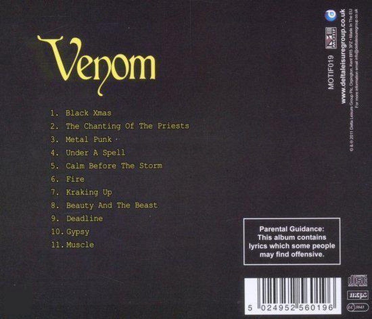 Beauty And The Beast, Venom | CD (album) | Muziek | bol.com