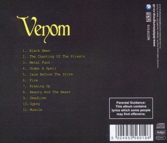 Beauty And The Beast, Venom | CD (album) | Muziek | bol.com