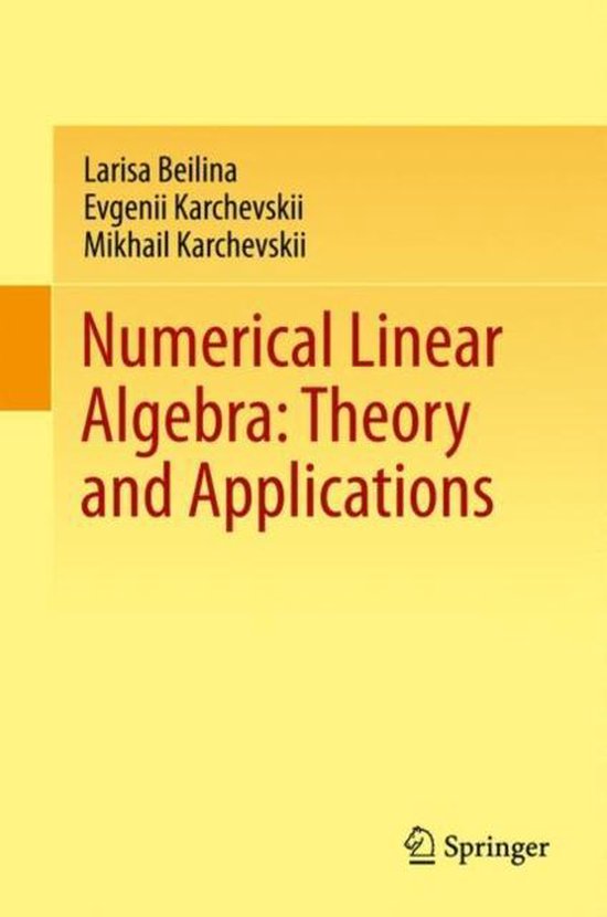 Numerical Linear Algebra Theory and Applications | 9783319573021 ...
