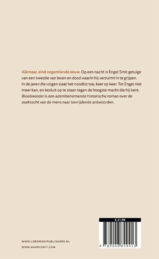 Bloedwonder, Barry Smit | 9789048849413 | Boeken | bol