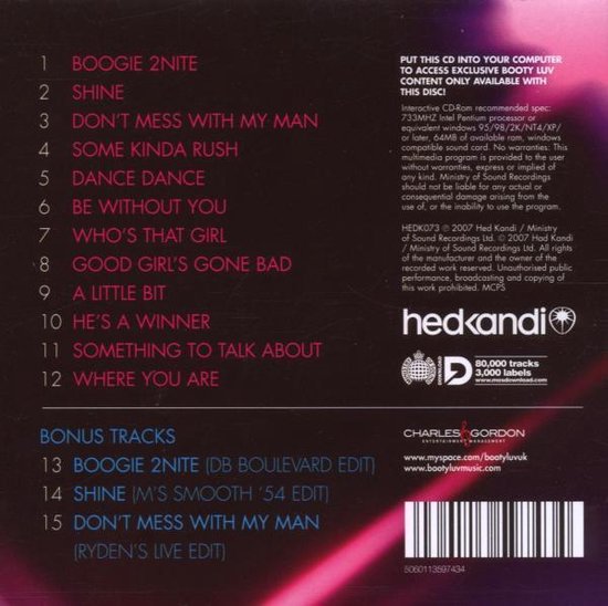 Boogie 2nite, Booty Luv | Muziek | bol