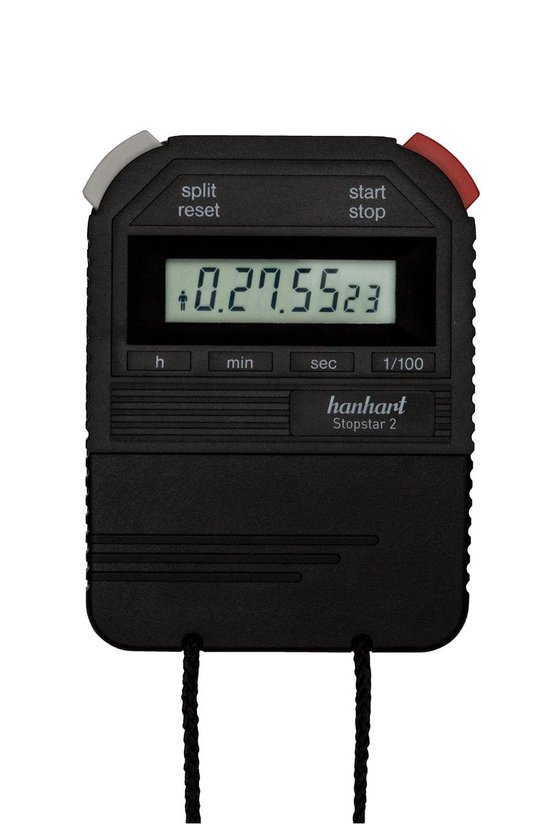 Hanhart electronische stopwatch Stopstar 2 - 211.1712-00 - 1/100 sec. | bol