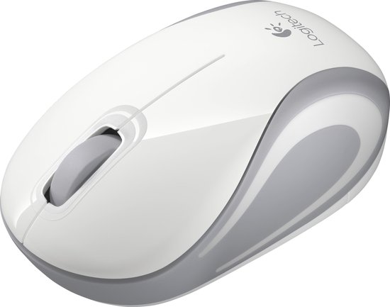 Logitech M187 - Draadloze Mini Muis - Wit | bol.com