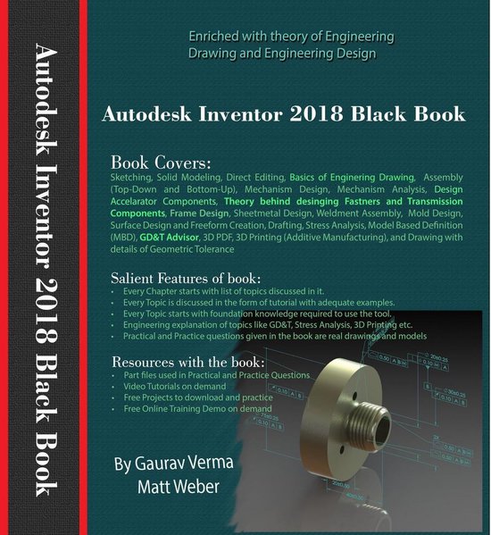 Autodesk Inventor Black Book 1 - Autodesk Inventor 2018 Black Book ...