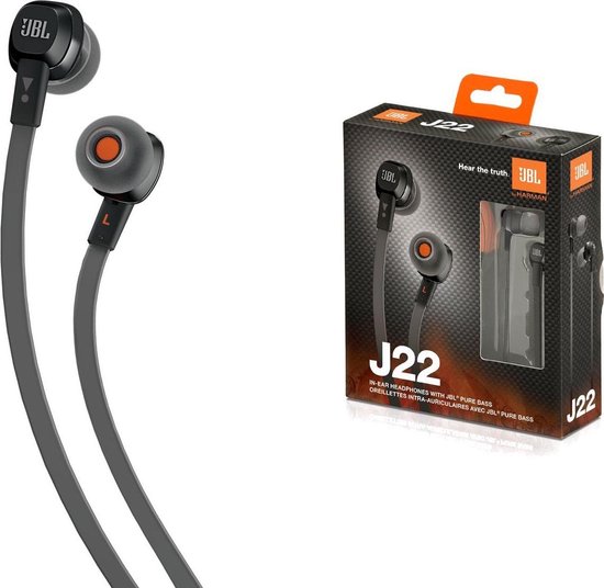JBL J22 - In-ear oordopjes - Zwart | bol