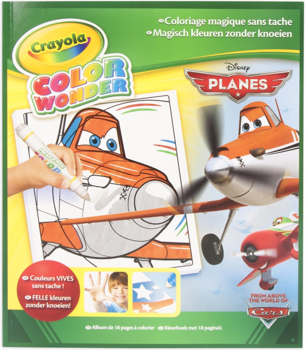 Crayola Color Wonder kleurboek Planes | bol.com