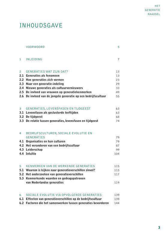 Het generatieraadsel - Aart Bontekoning over generaties en ...