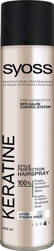 Syoss Haarspray Keratine - Strong Hold 400 ml | bol