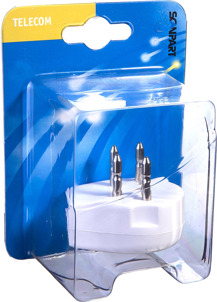 telefoon stekker modulair ingang wit (NL) | bol.com