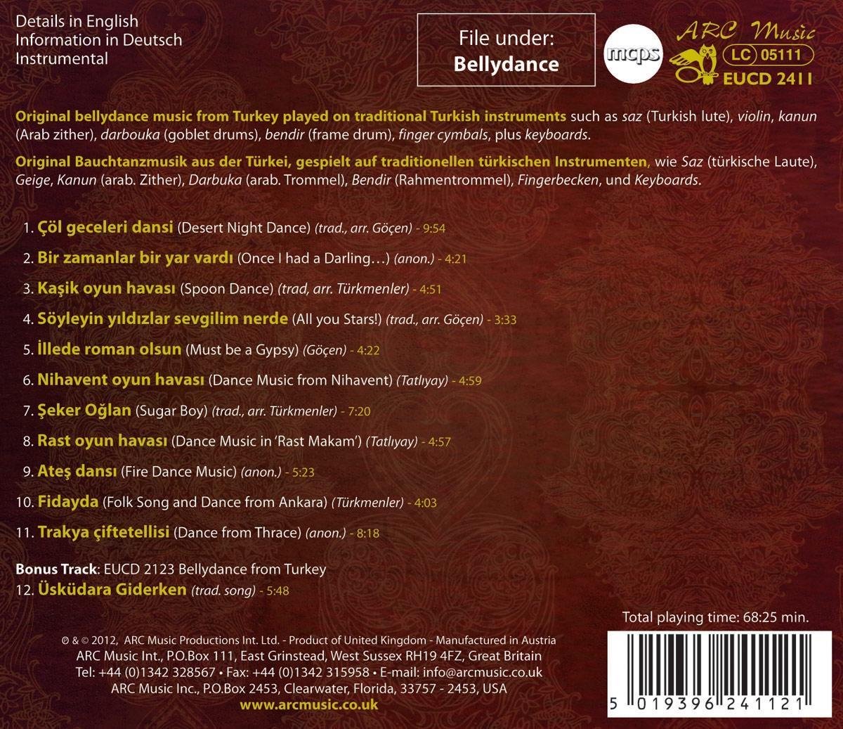 Turkish Bellydance, Huseyin Turkmenler | CD (album) | Muziek | bol.com