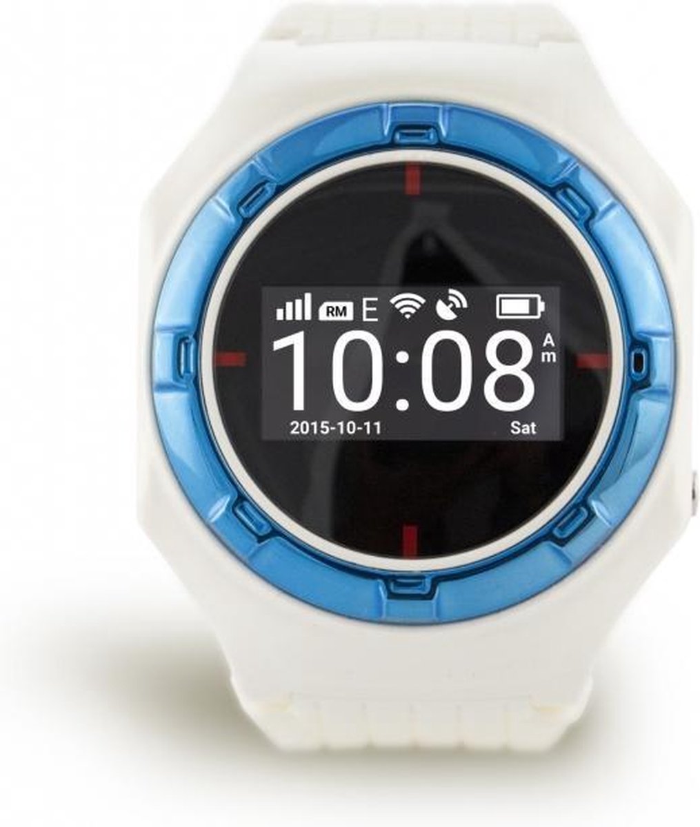 hellOO Watch - Wit met blauwe ring | bol.com