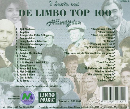 Diverse Artiesten - De Limbo Top 100 Deel 1, various artists | Muziek ...