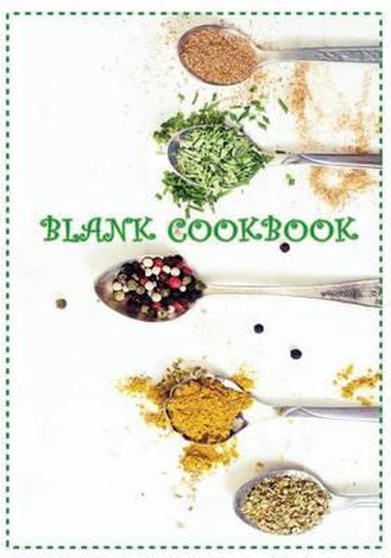 Blank Cookbook, Recipe Journals | 9781533248886 | Boeken | bol.com