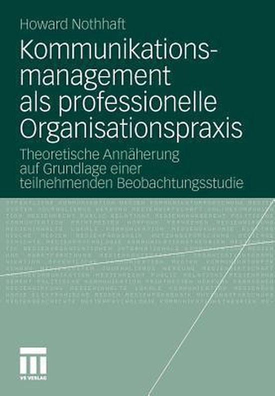 Kommunikationsmanagement ALS Professionelle Organisationspraxis ...