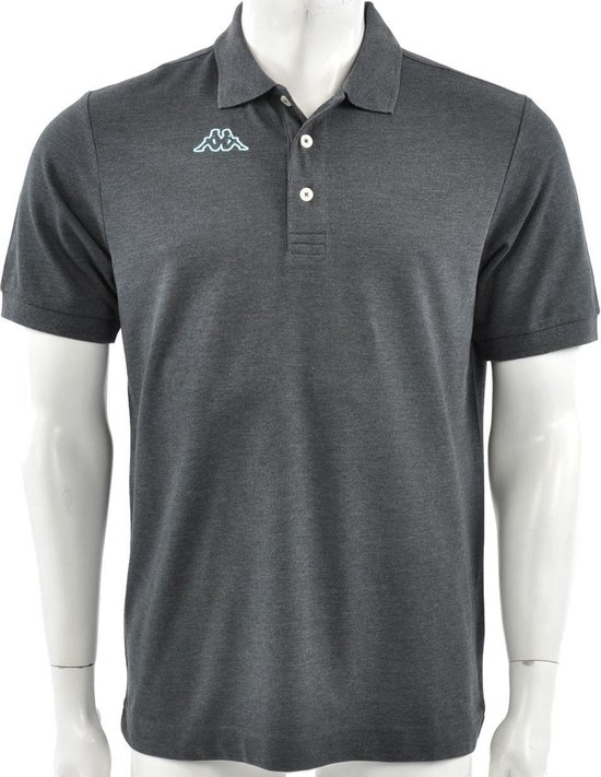 Kappa - Logo Life MSS - Casual Polo - S - Grijs | bol