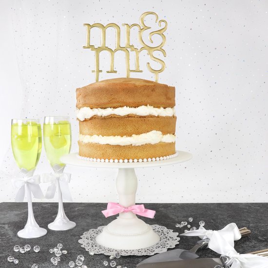 PME Cake Topper Cutter Mr & Mrs - Modern | bol