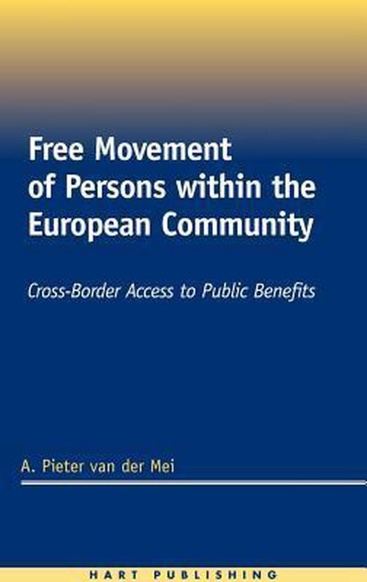 Free Movement of Persons within the European Community | 9781841132884 ...