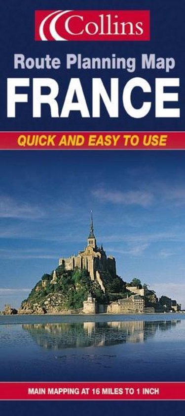 Collins Route Planning Map France | 9780007179466 | Boeken | bol.com