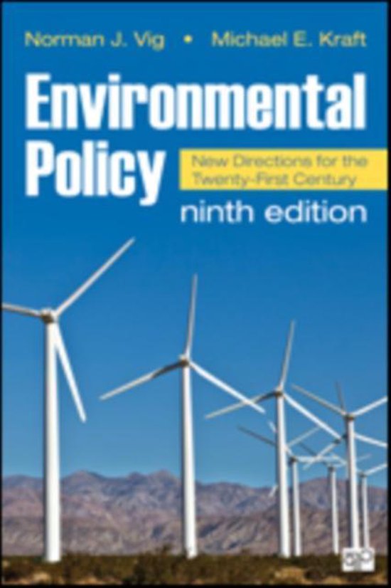 Environmental Policy | 9781483352589 | Norman J. Vig | Boeken | bol
