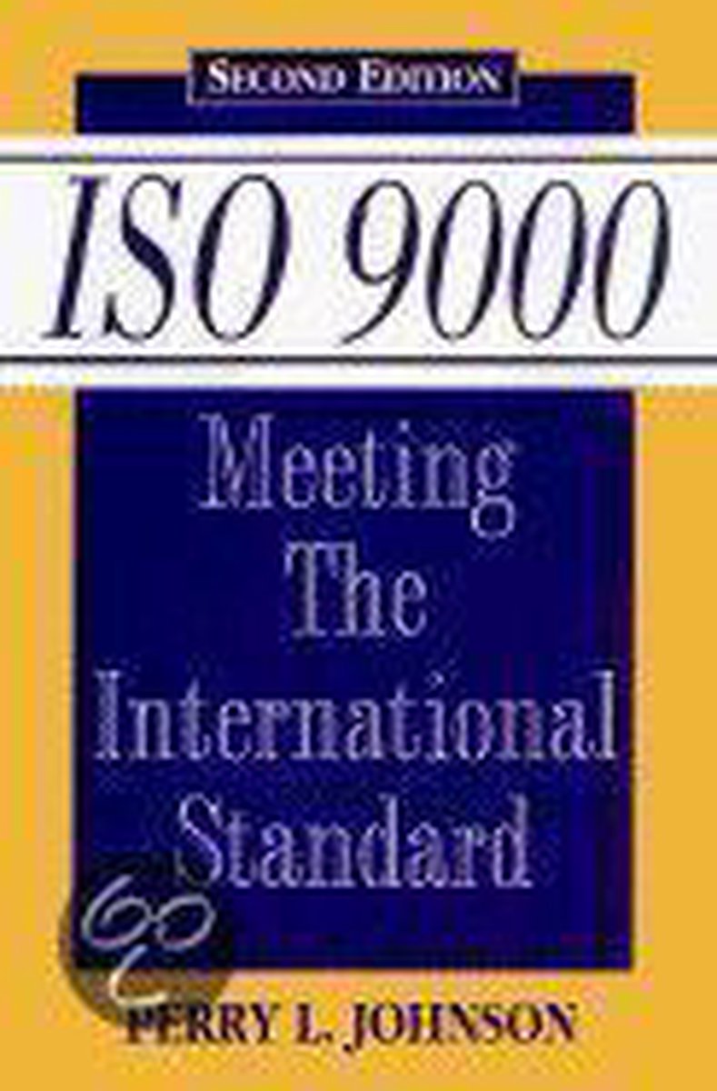 Iso 9000, Perry L. Johnson | 9780070328297 | Boeken | bol