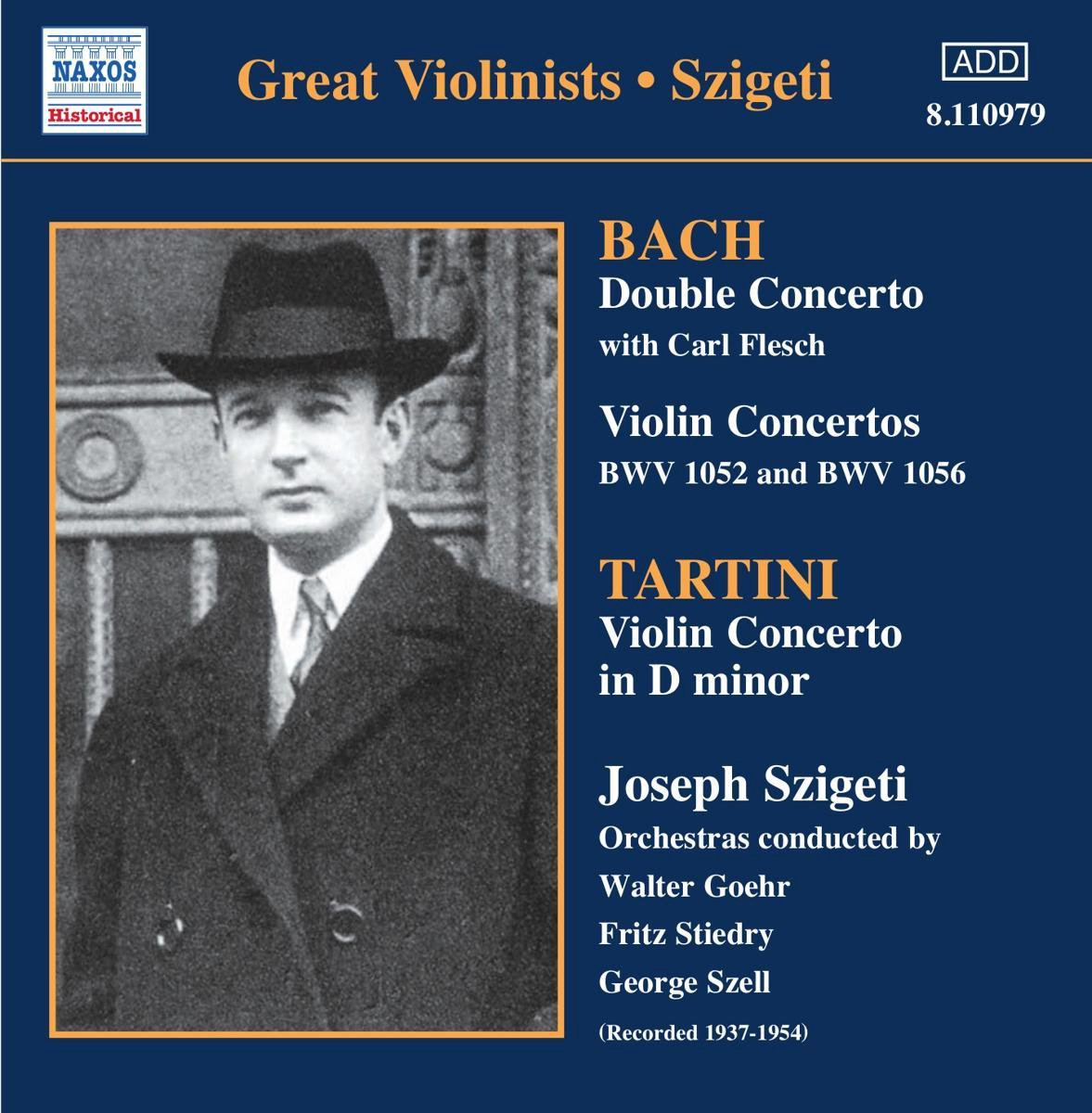 Szigeti:Bach.Tartini-Violin Co, Johann Sebastian Bach | CD (album ...