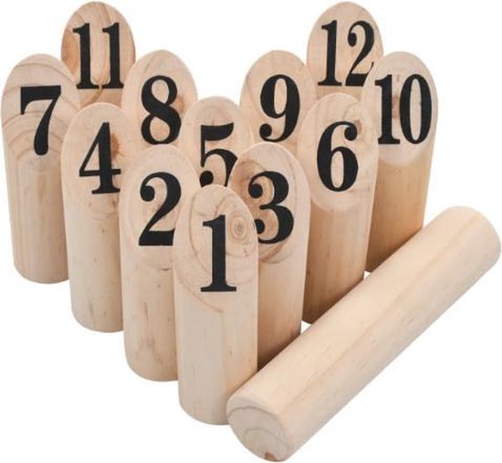 Outdoor Play Kubb Game Wood | bol.com