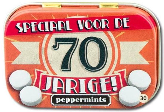 Paperdreams - Retro mints - 70 Jarige | bol.com