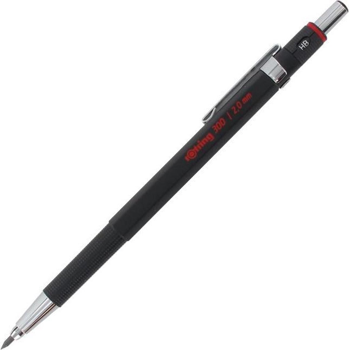 rOtring 300 vulpotlood | 2,0 mm | Navulbaar met puntenslijper onder de ...