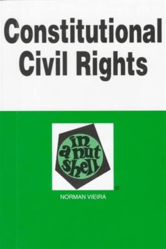 Constitutional Civil Rights in a Nutshell | 9780314230089 | Norman ...