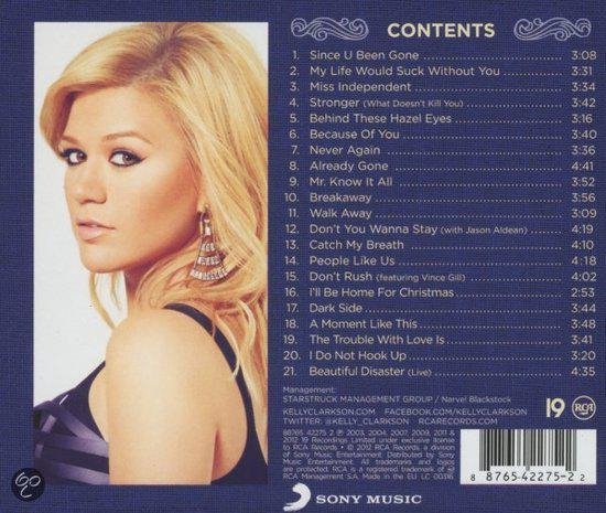 Kelly Clarkson Kelly Clarkson Greatest Hits Kelly Clarkson Cd