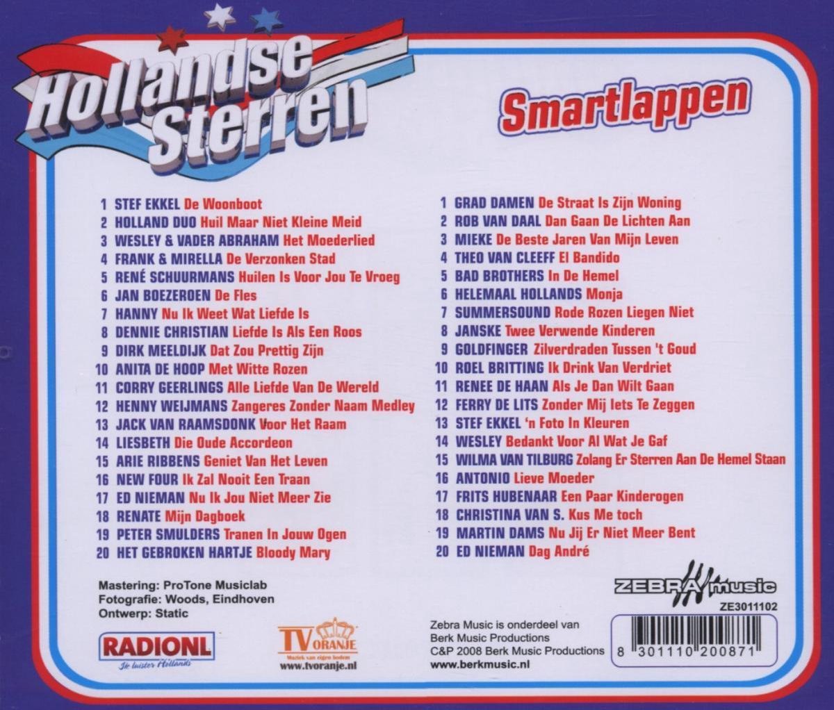 Hollandse Sterren - Smartlappen, Box Hollandse Sterren | CD (album) | Muziek | bol