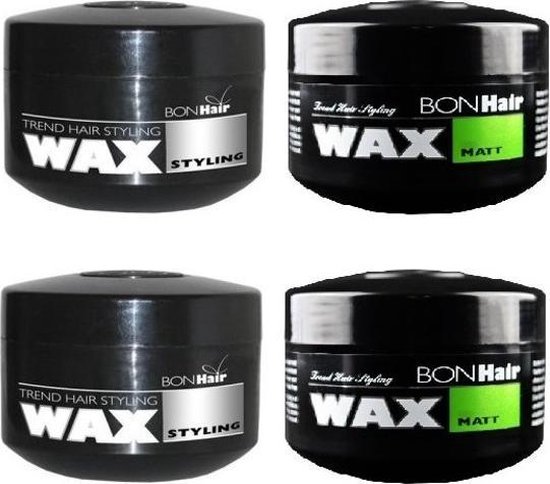 Bon Hair Wax Matt & Styling (4 Pack) | bol