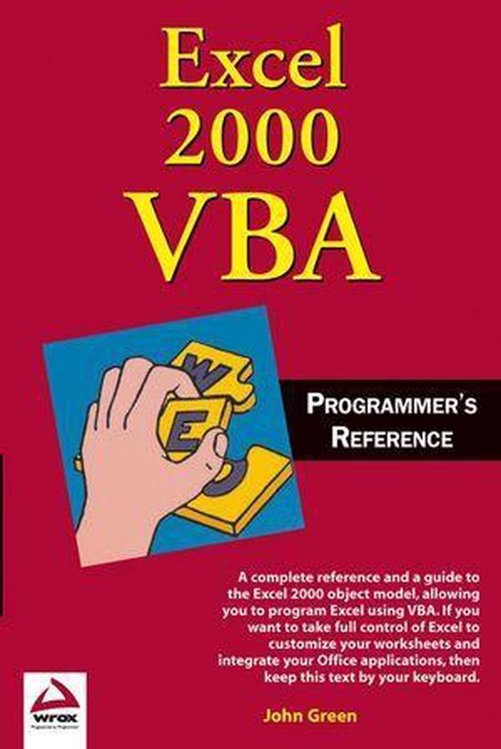 Excel 2000 VBA Programmer's Reference, John Green | 9780764544019 ...