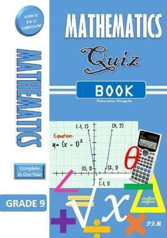 Mathematics 9 Quiz Book | 9780359737161 | Patrocenio Morgado | Boeken ...