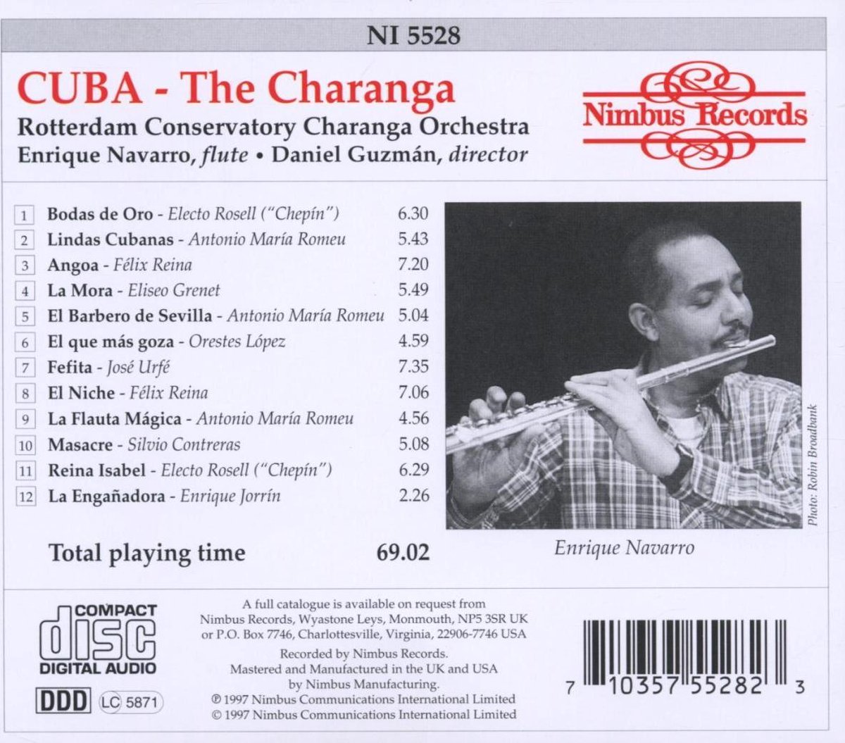 Rotterdam Conservatory Cha Navarro - Cuba - The Charanga (CD ...