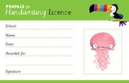Penpals for Handwriting Pen Licence Cards (pack of 200) | 9781845657949 ...